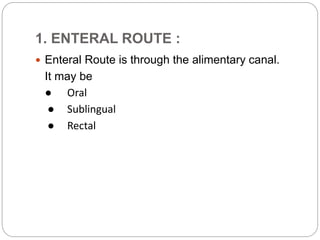 Routes of drug administration as | PPT