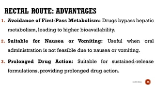 ROUTES OF DRUG ADMINISTRATION - ENTERIC ROUTE (E).pptx
