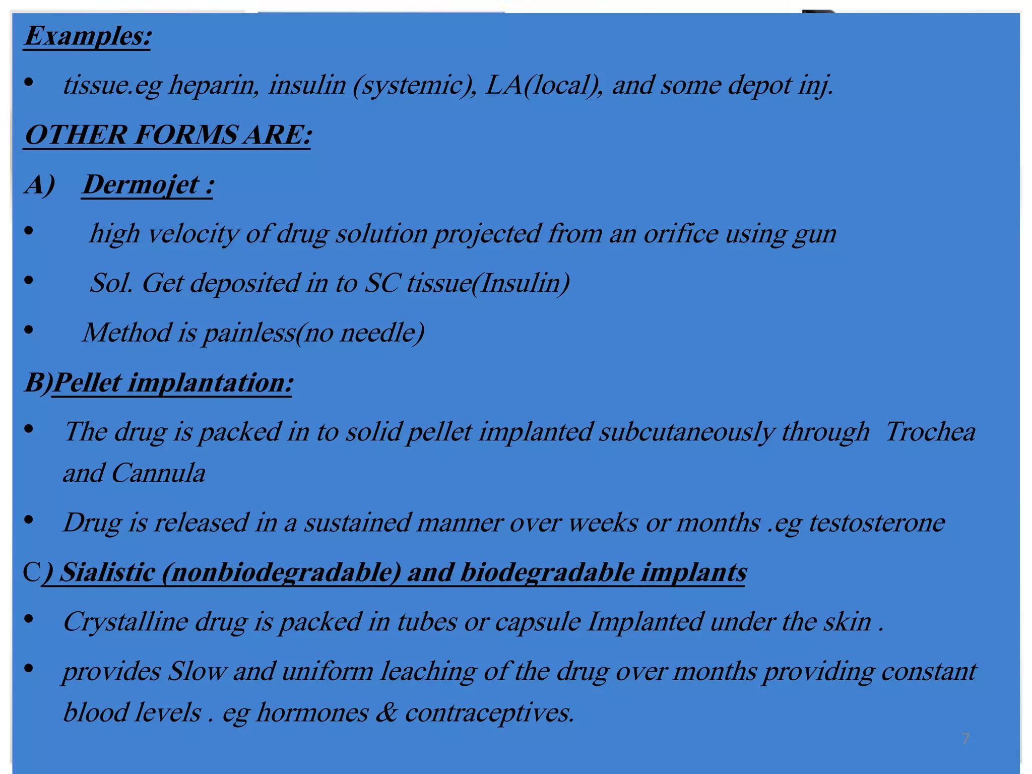 Routes of drug administration - Part II for mbbs | PPTX