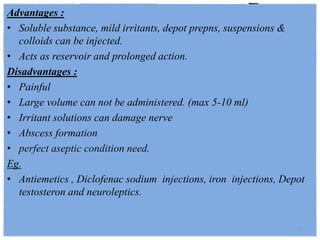 Routes of drug administration - Part II for mbbs | PPTX