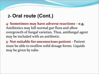 Routes of drug administration | PPT