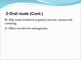 Routes of drug administration | PPT