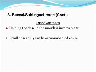Routes of drug administration | PPT