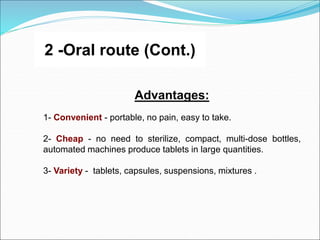Routes of drug administration | PPT