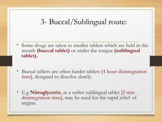 Routes of drug administration (1) | PPT