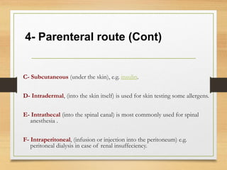 Routes of drug administration (1) | PPT
