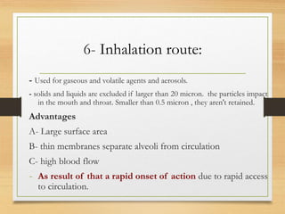 Routes of drug administration (1) | PPT
