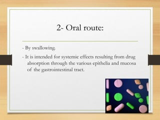 Routes of drug administration (1) | PPT