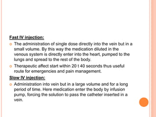 Routes of drug administration | PPTX