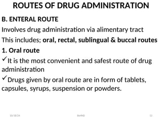 ROUTES OF DRUG presentai ADMINISTRATION 3.ppt