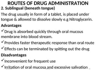 ROUTES OF DRUG presentai ADMINISTRATION 3.ppt