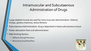 Routes of drug administration for bns 1st year | PPTX