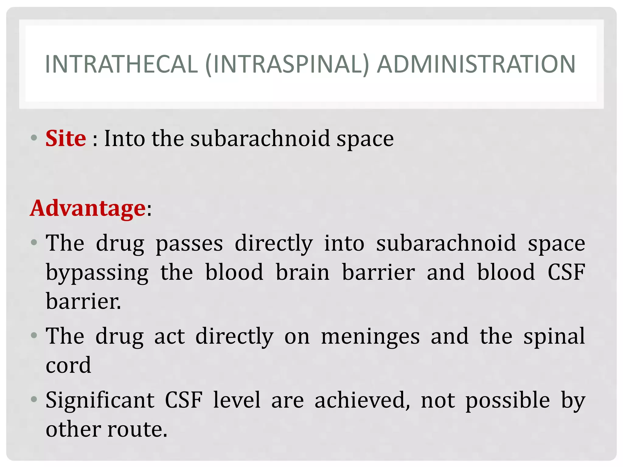 Routes of drug administration | PPTX