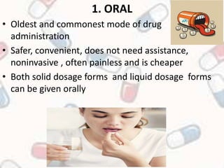 Pharmacology Routes of drug administration seminar | PPTX