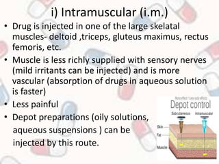 Pharmacology Routes of drug administration seminar | PPTX