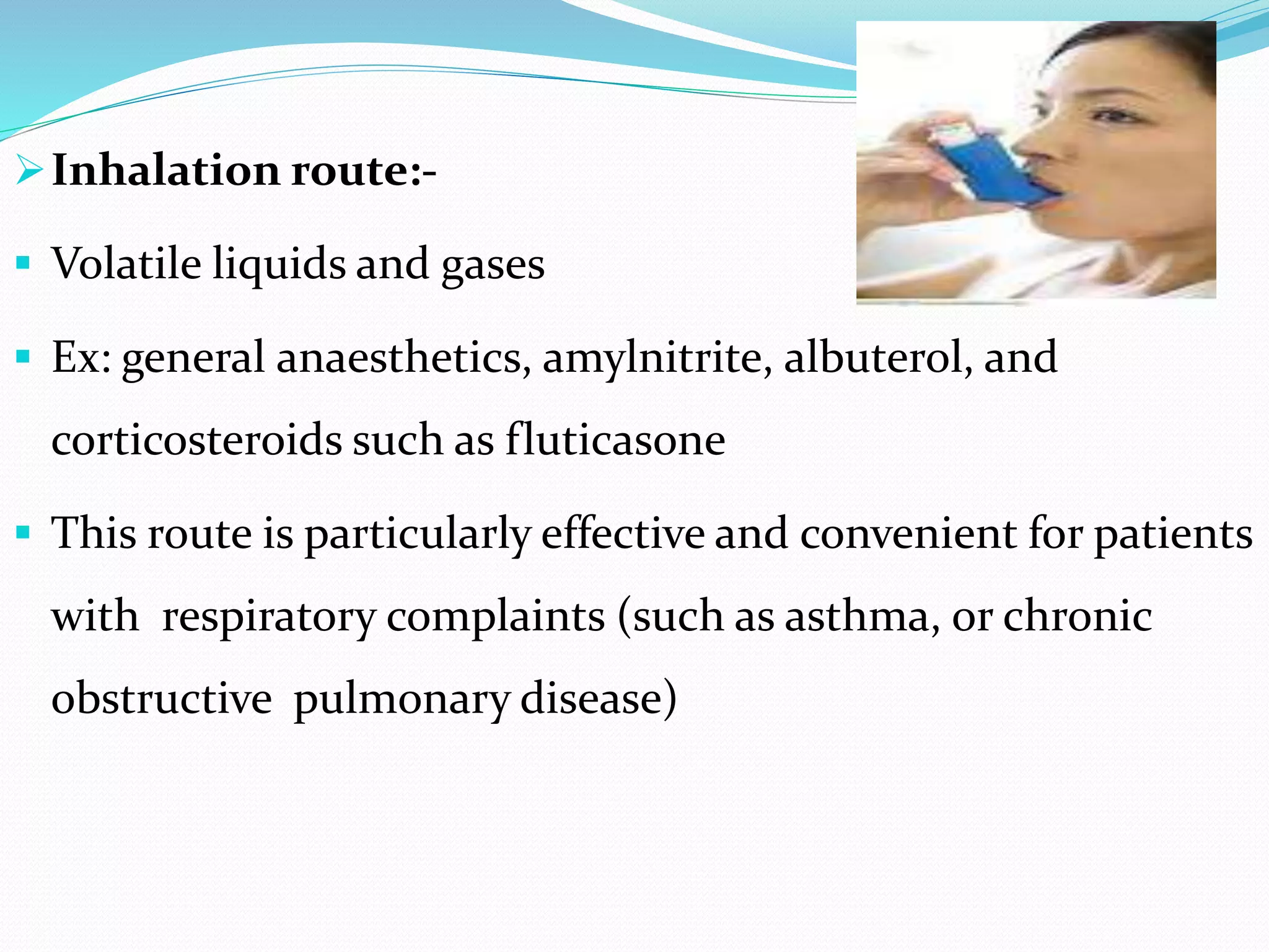 Routes of drug adminstration | PPTX