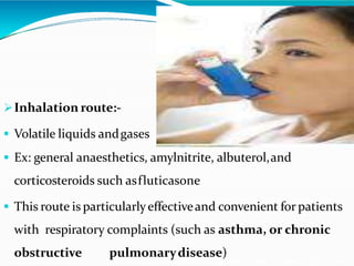 Routes of drug adminstration | PPTX