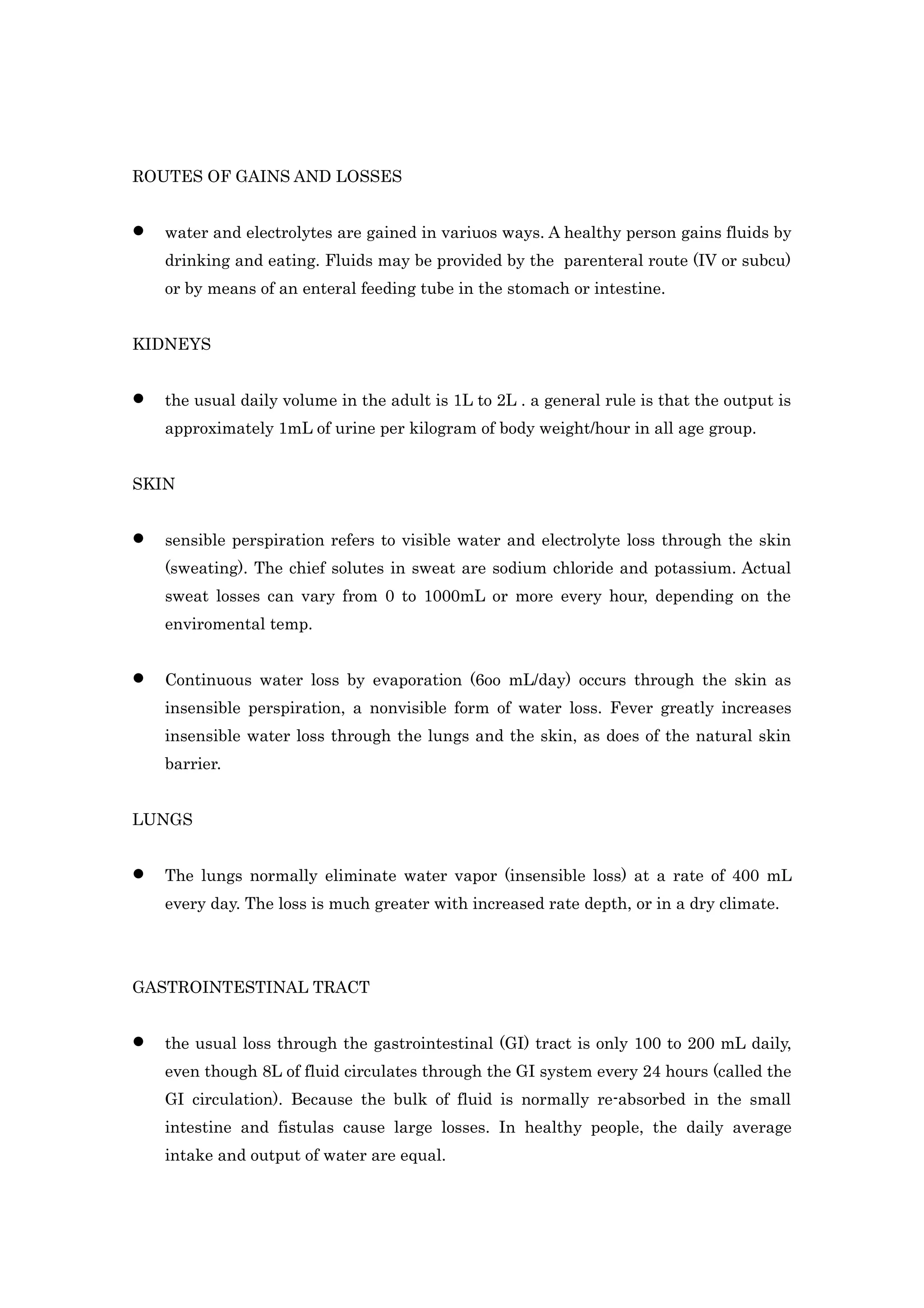 Routes of gains and losses | DOC