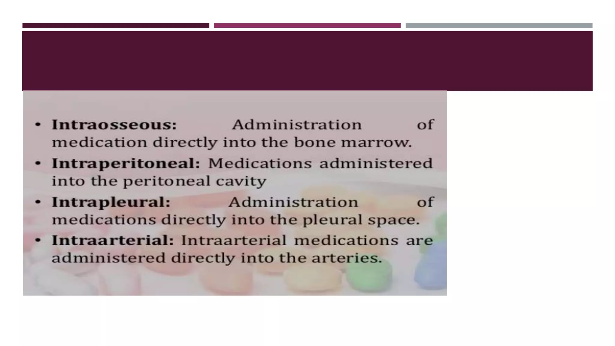 Routes of medication administration advanced techniques | PPTX