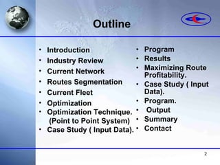 Routes optimization | PPS