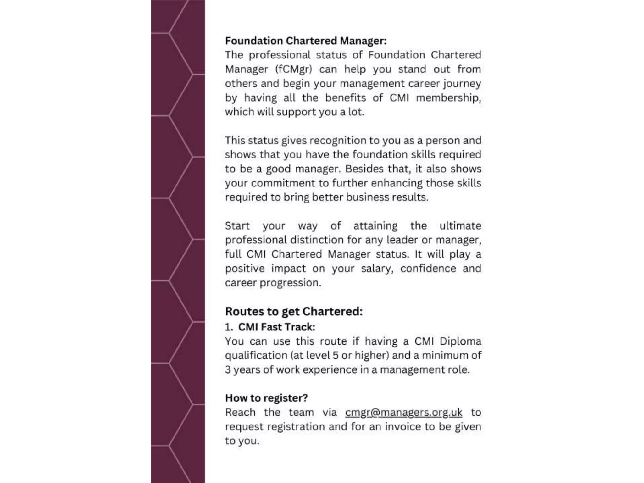 Routes to CMI Chartered Manager Status.pptx