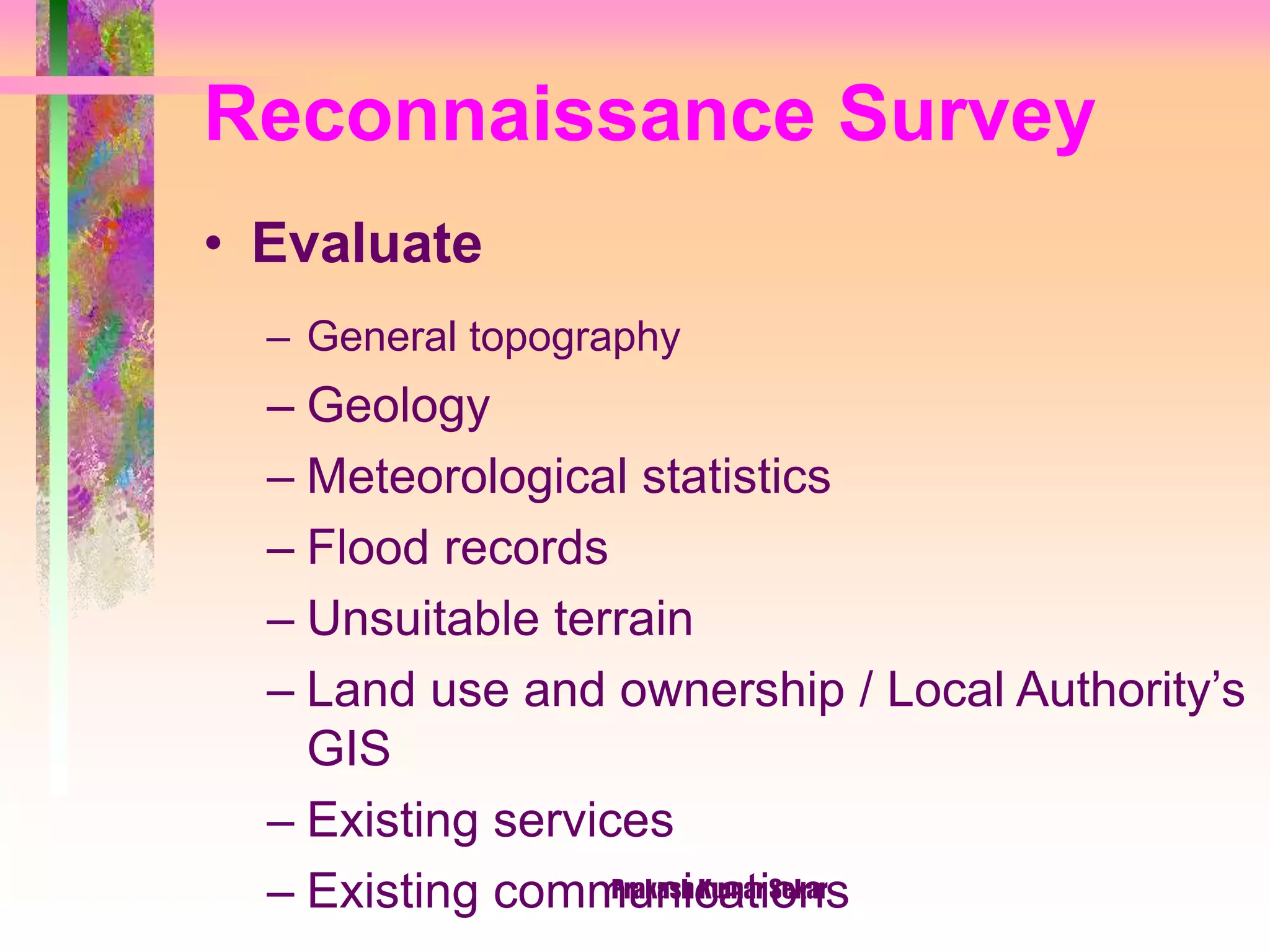 Route surveying | PPSX