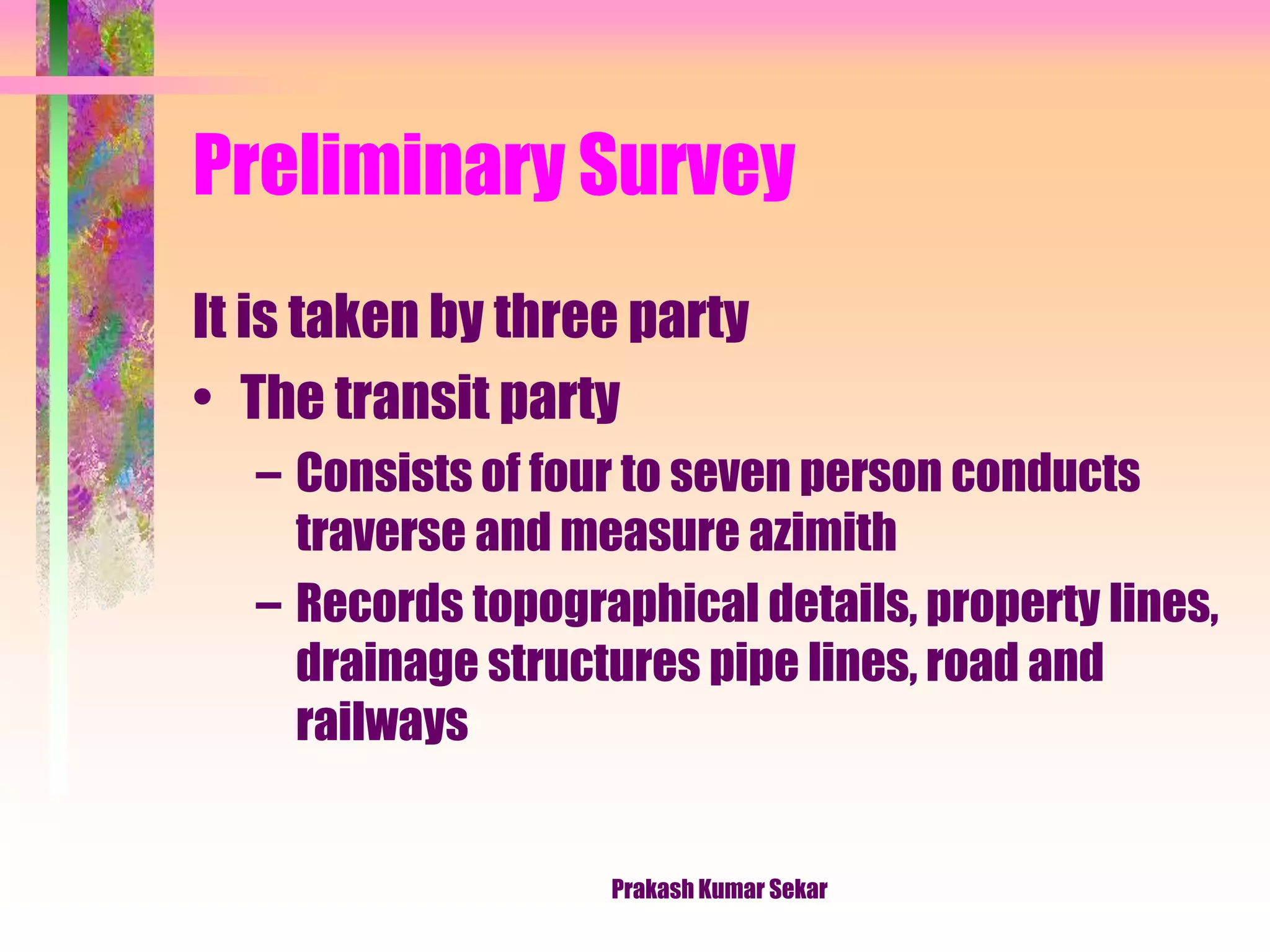 Route surveying | PPSX