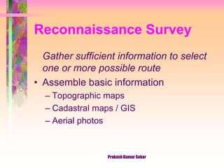 Route surveying | PPSX
