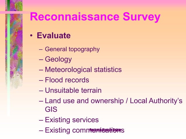 Route surveying | PPSX | Civil Engineering Industry | Industries