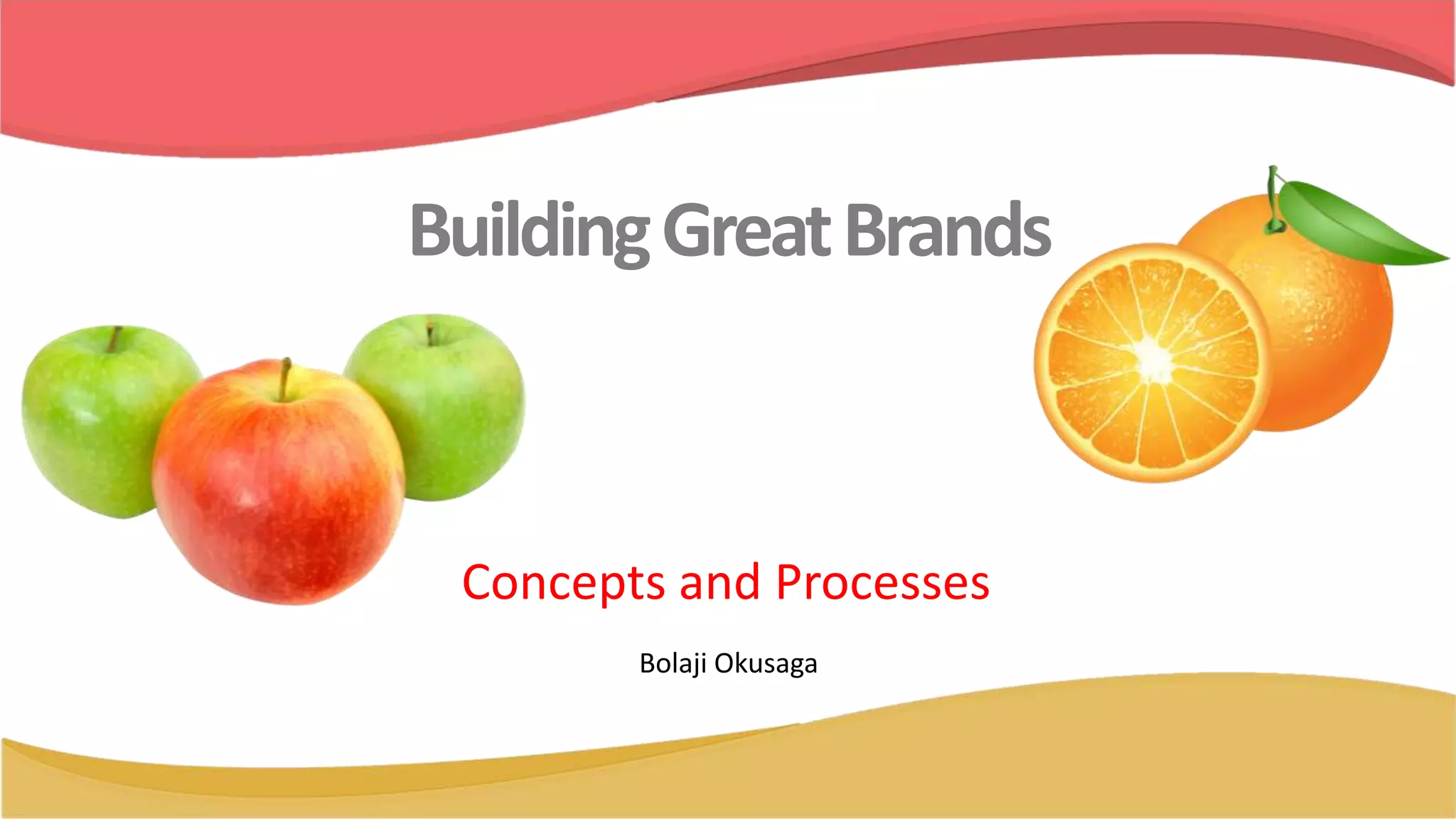 Route to building great brands | PPTX