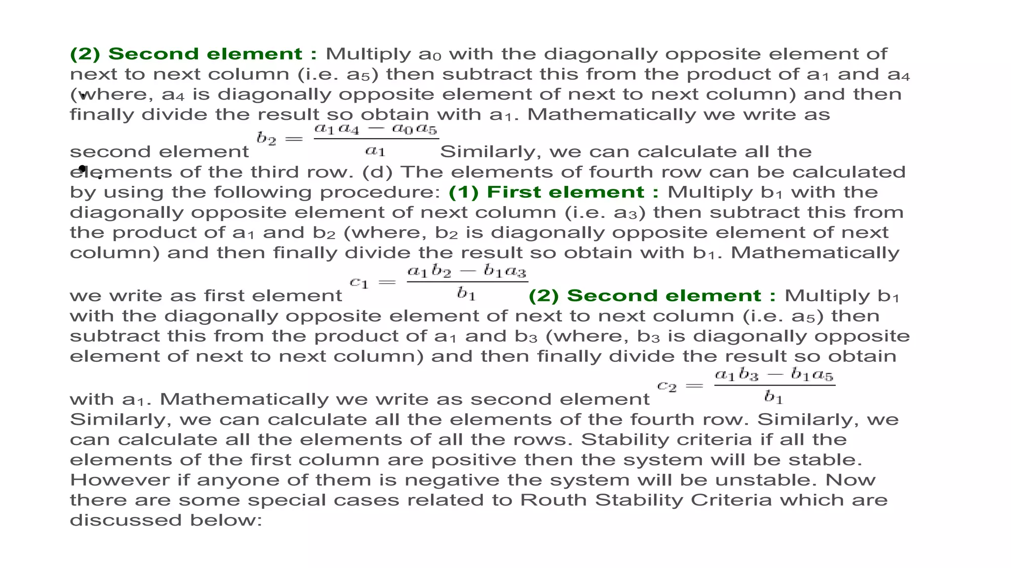 Routh hurwitz stability criterion | PPTX