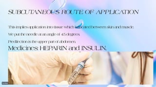 Rouths of drug administration and earn fi | PPT