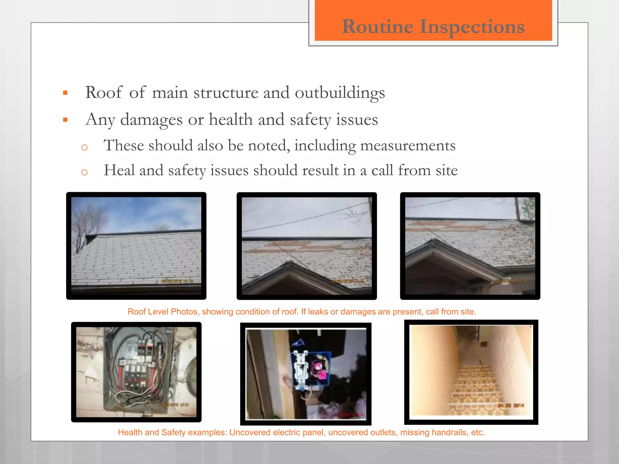 Routine inspections-power-point | PPTX | Home Improvement | Home & Garden