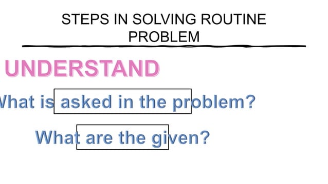 Routine Non Routine Problems Involving Factor Multiples Ppt