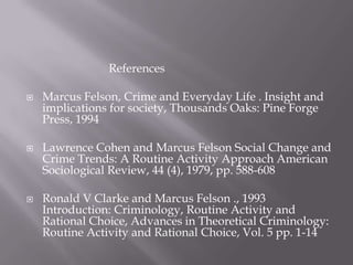 Routine activities theory | PPTX