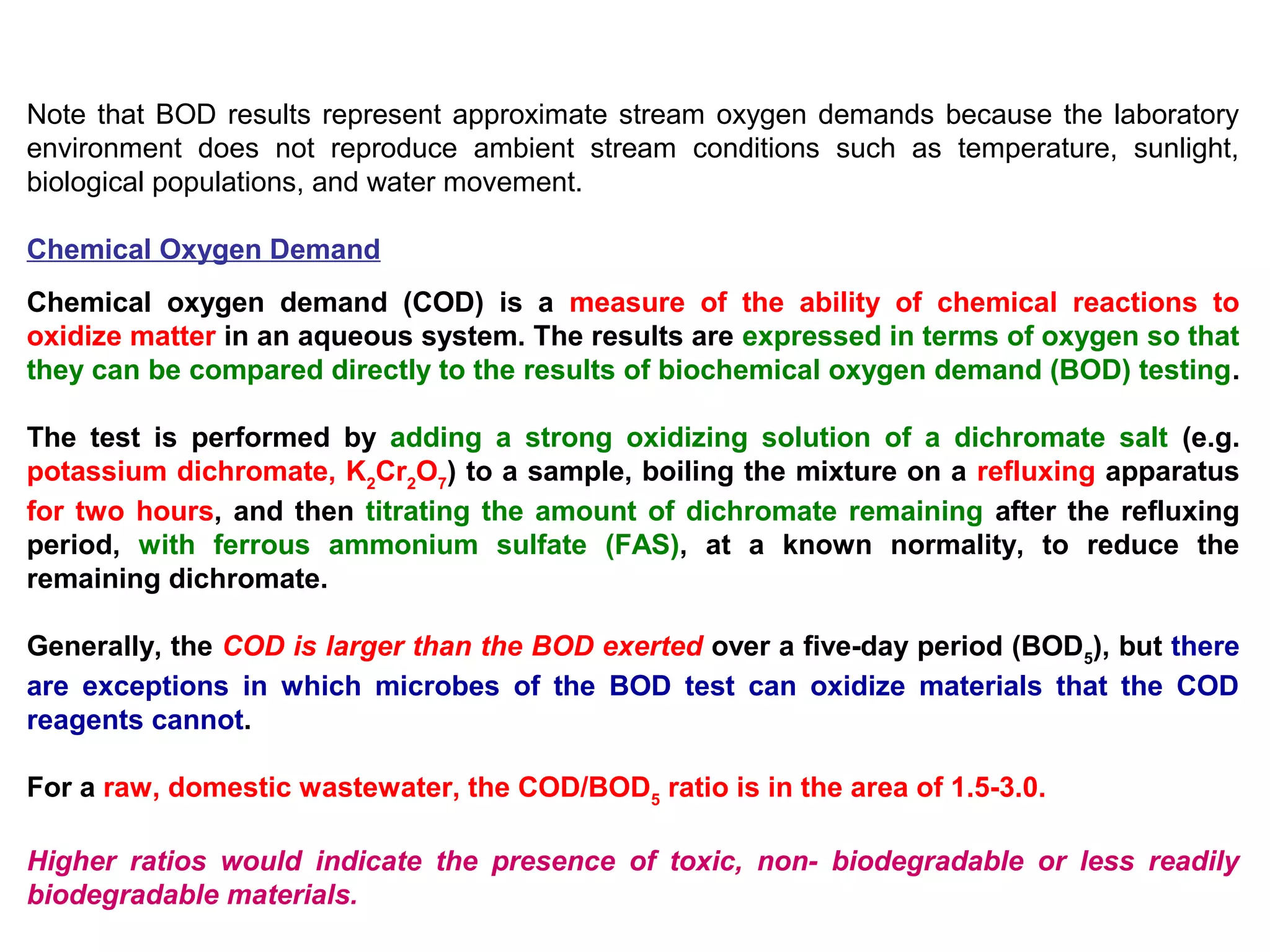 Routine analysis of wastewaters quality parameters | PPT