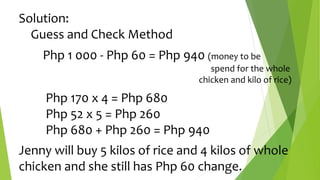 Routine and Non Routine Problems | PPTX