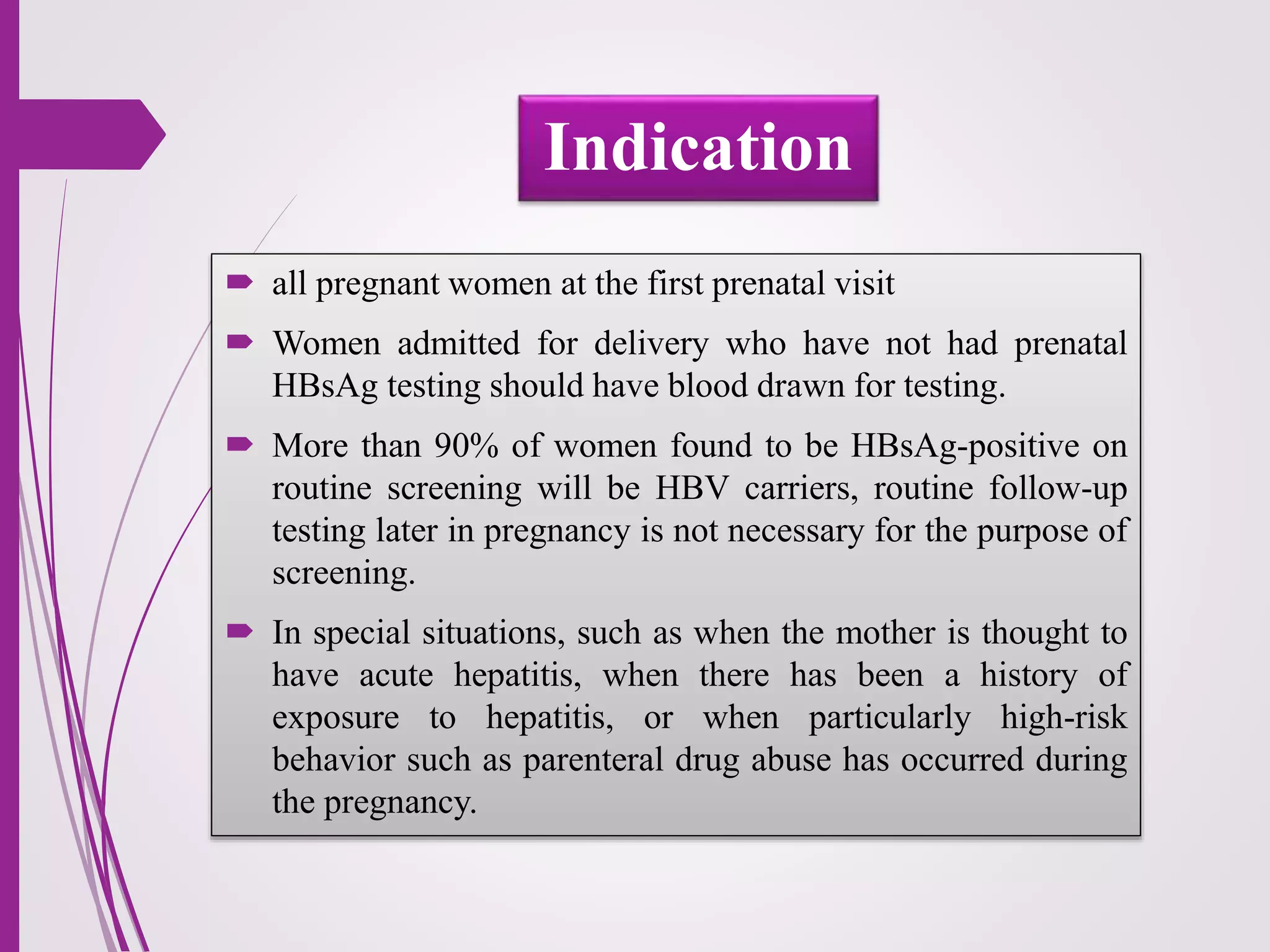 Routine antenatal investigations, those are most common antenatal ...