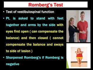 Routine clinical tests of vestibular function | PPT