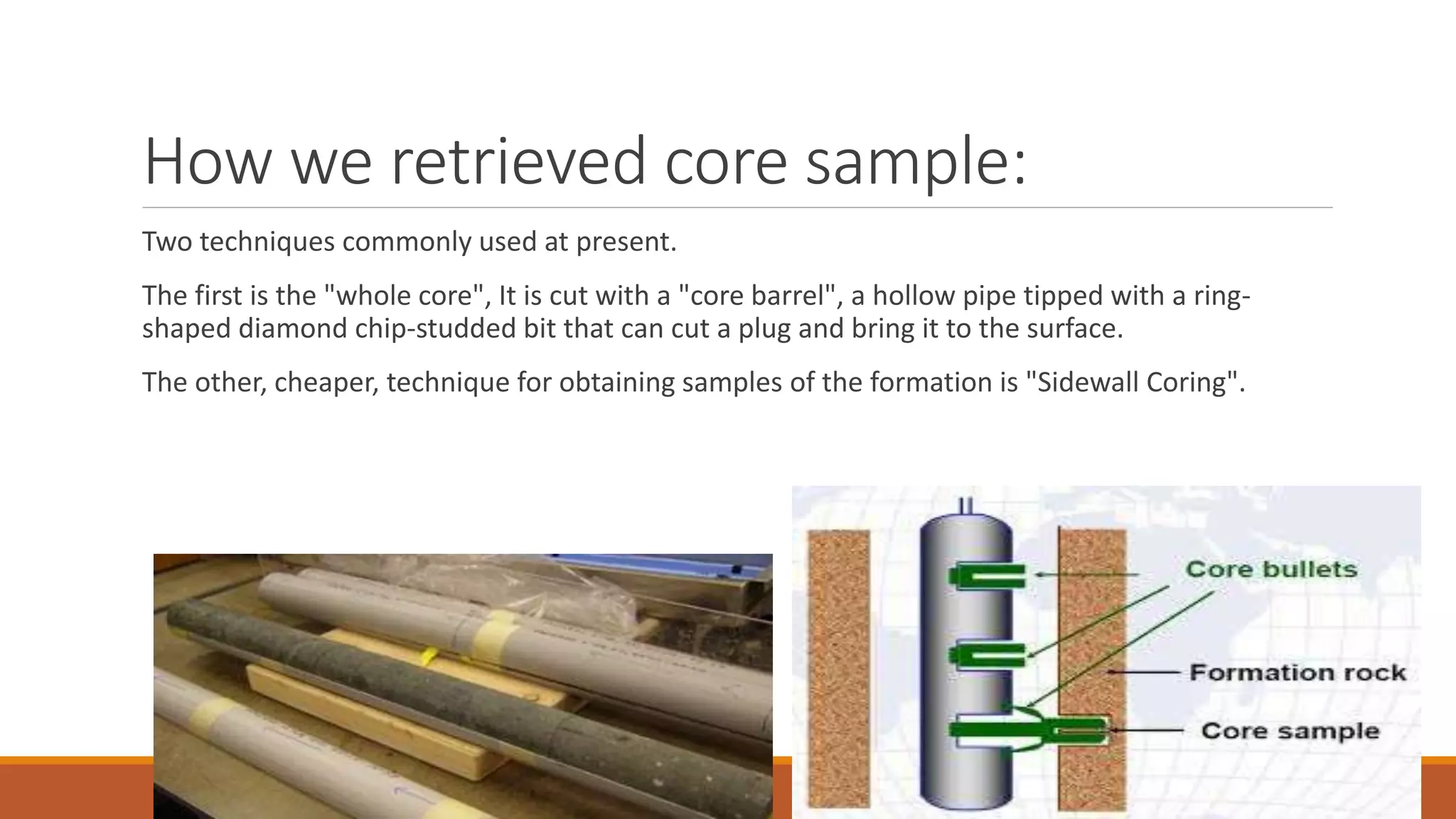 Routine core analysis and special core analysis | PPTX