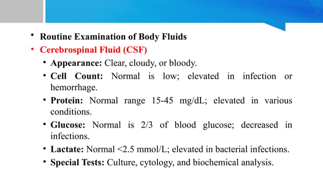 Routine examination body fluids.....pptx