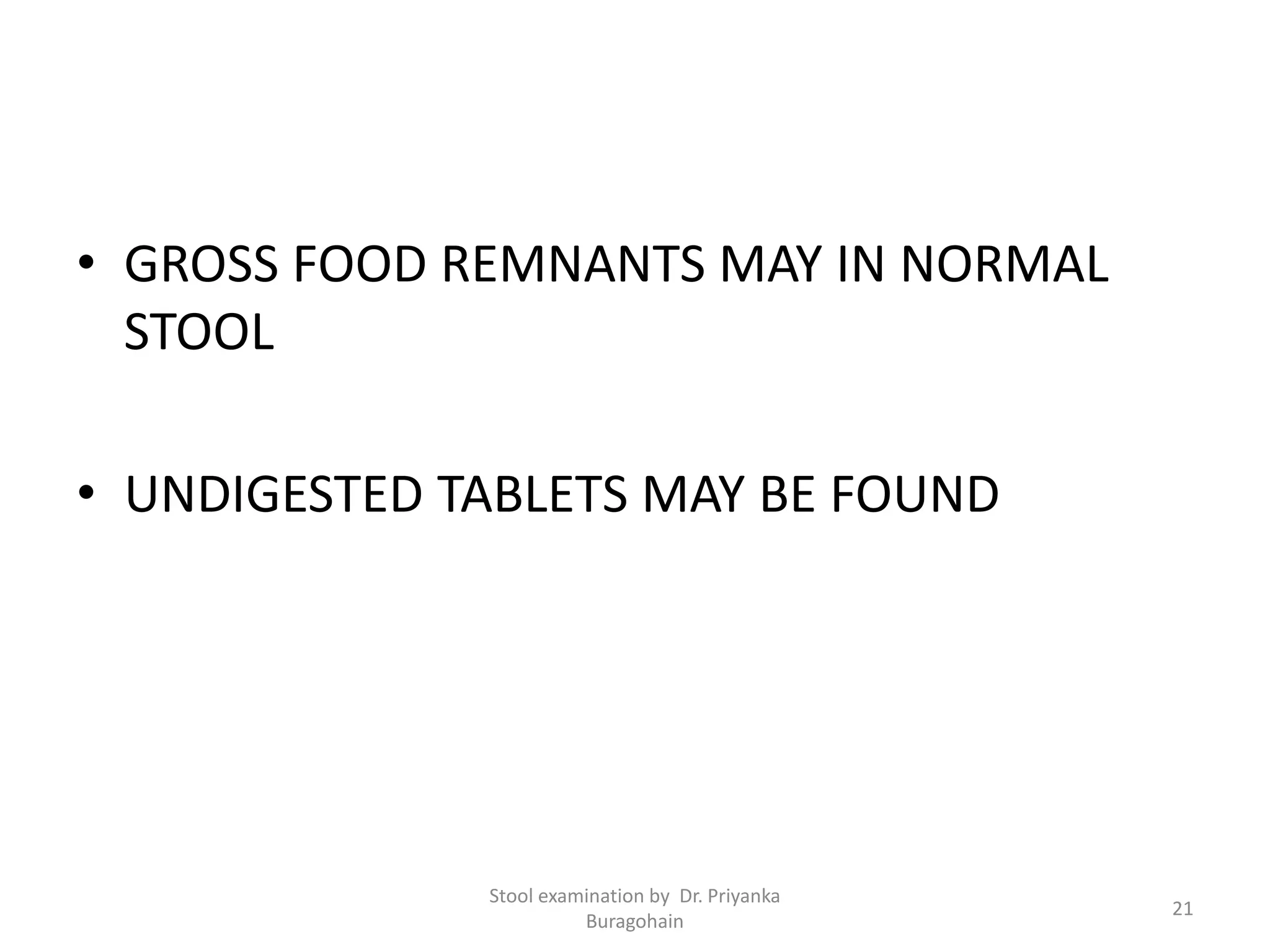 Routine examination of stool | PPTX