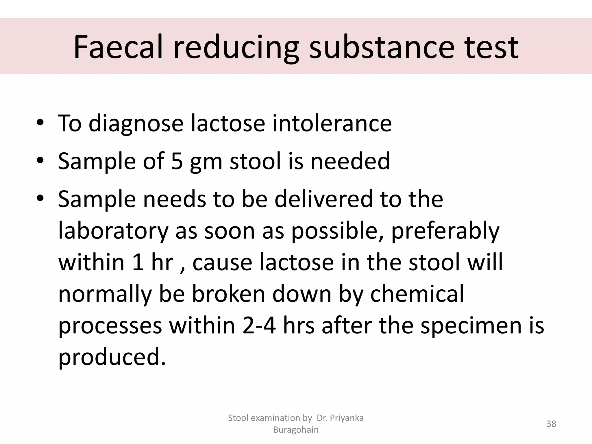Routine examination of stool | PPTX