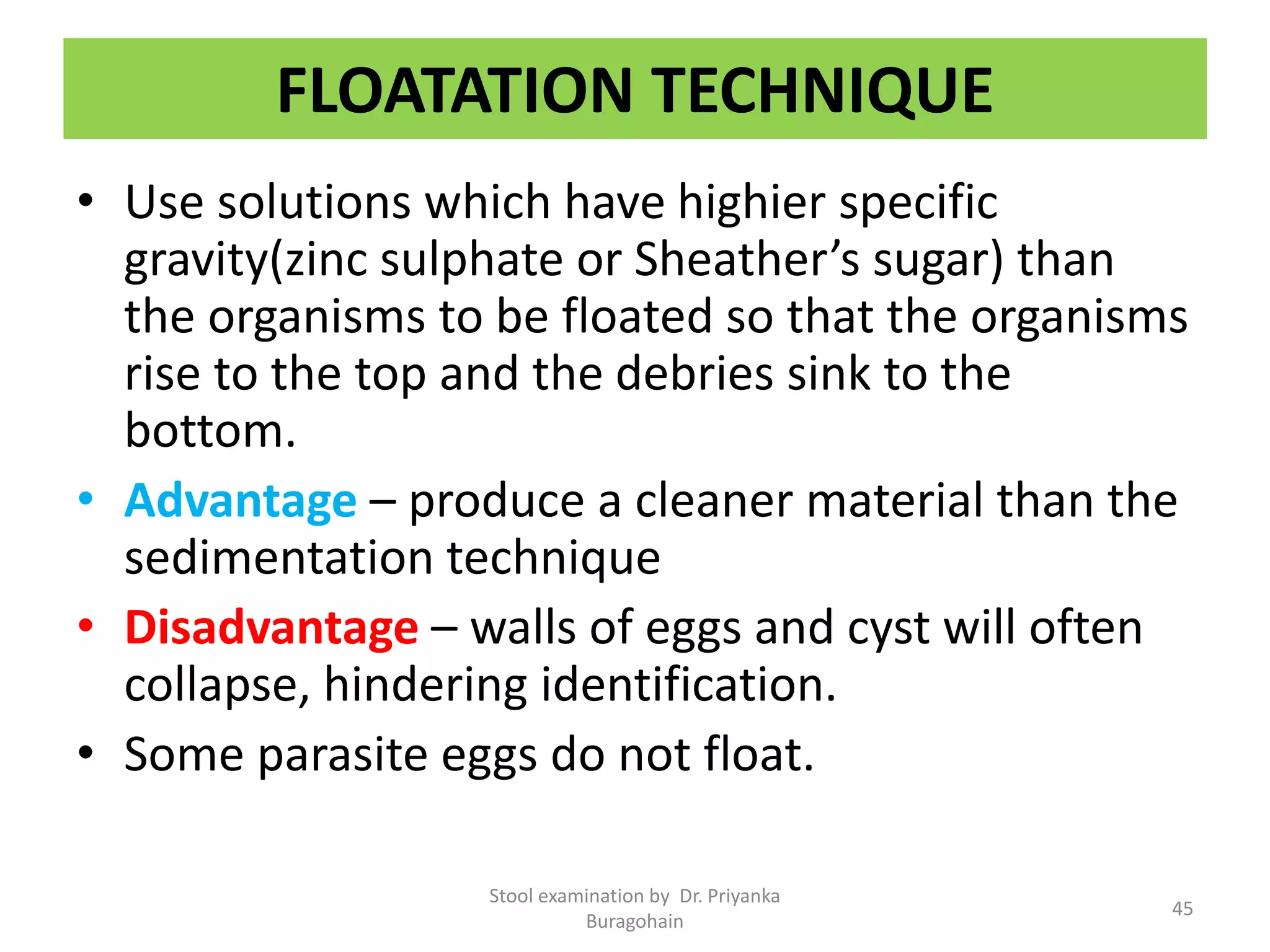 Routine examination of stool | PPTX