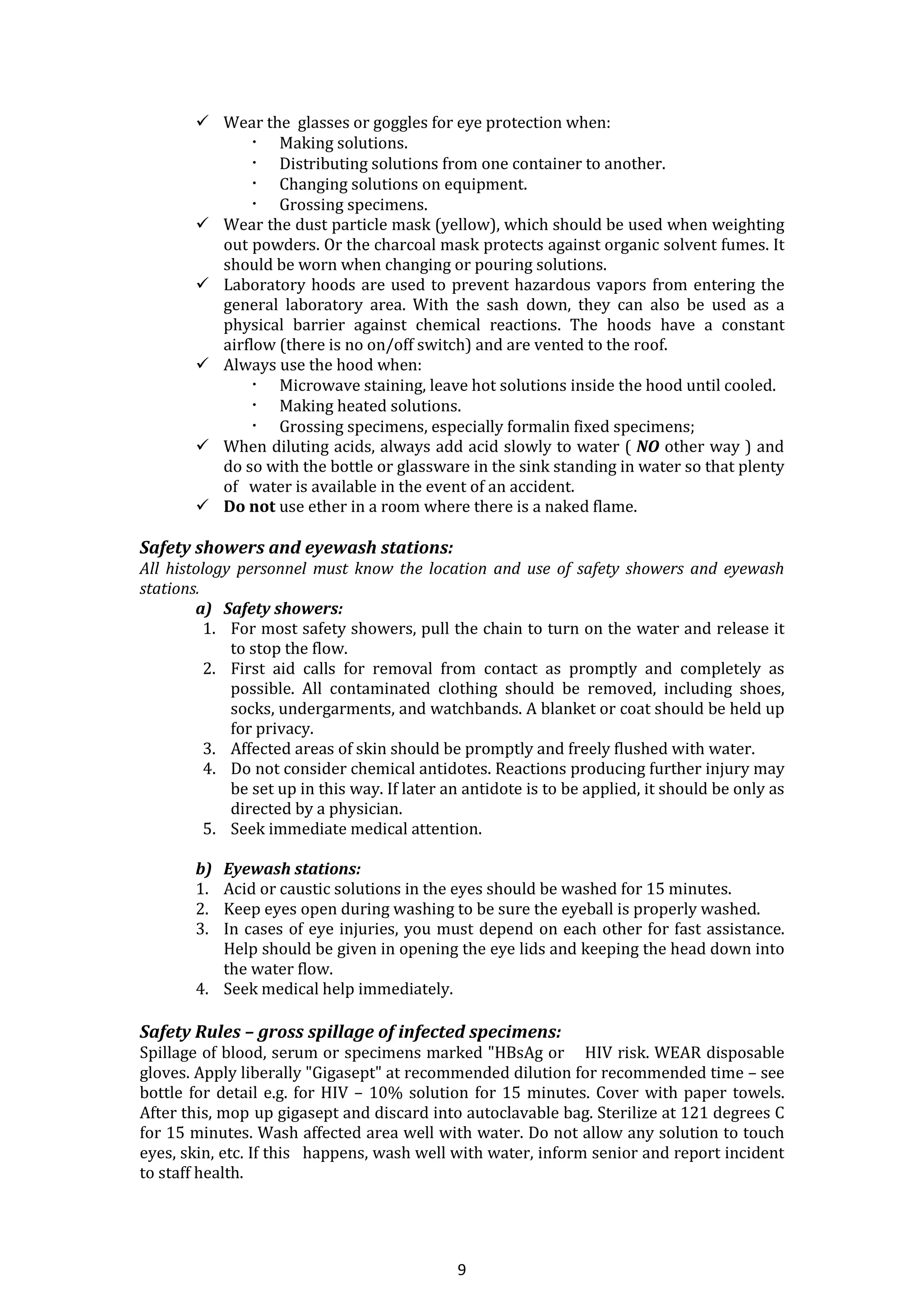 Routine histological techniques | PDF