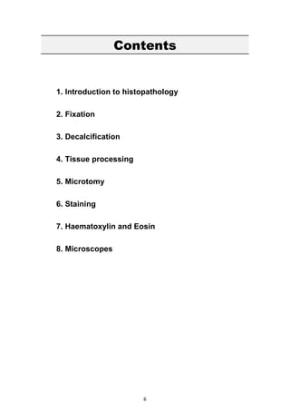 Routine histological techniques | PDF
