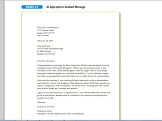 Routine letters And Good Will Messages | PPT