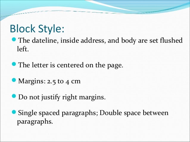 Routine letters And Good Will Messages