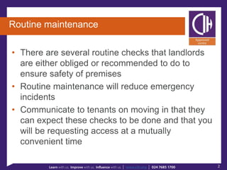 Routine maintenance | POTX