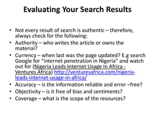 Routine Maintenance of Computer Systems and Basic Internet Search ...
